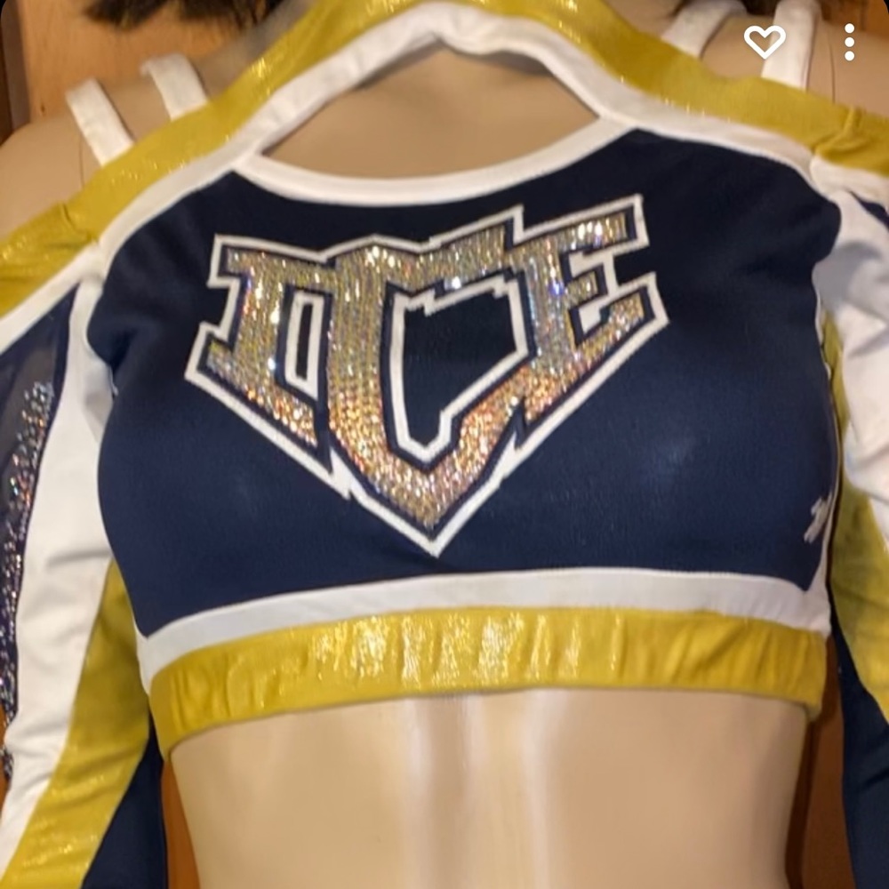 Rare Ice Lady Lightning 2015 Cheer Uniform - Gem